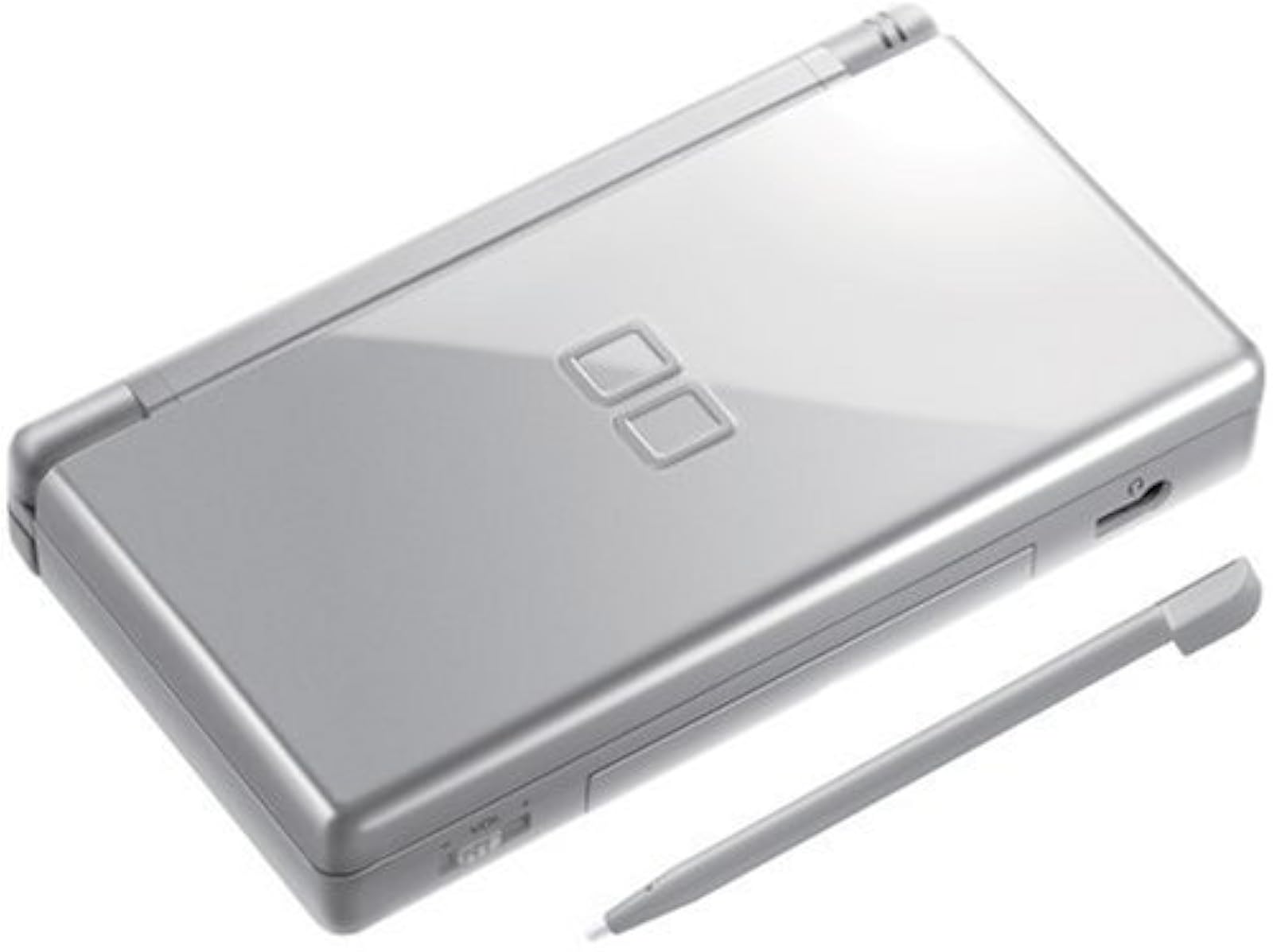 Nintendo DS Lite Metallic Silver Gray Grey