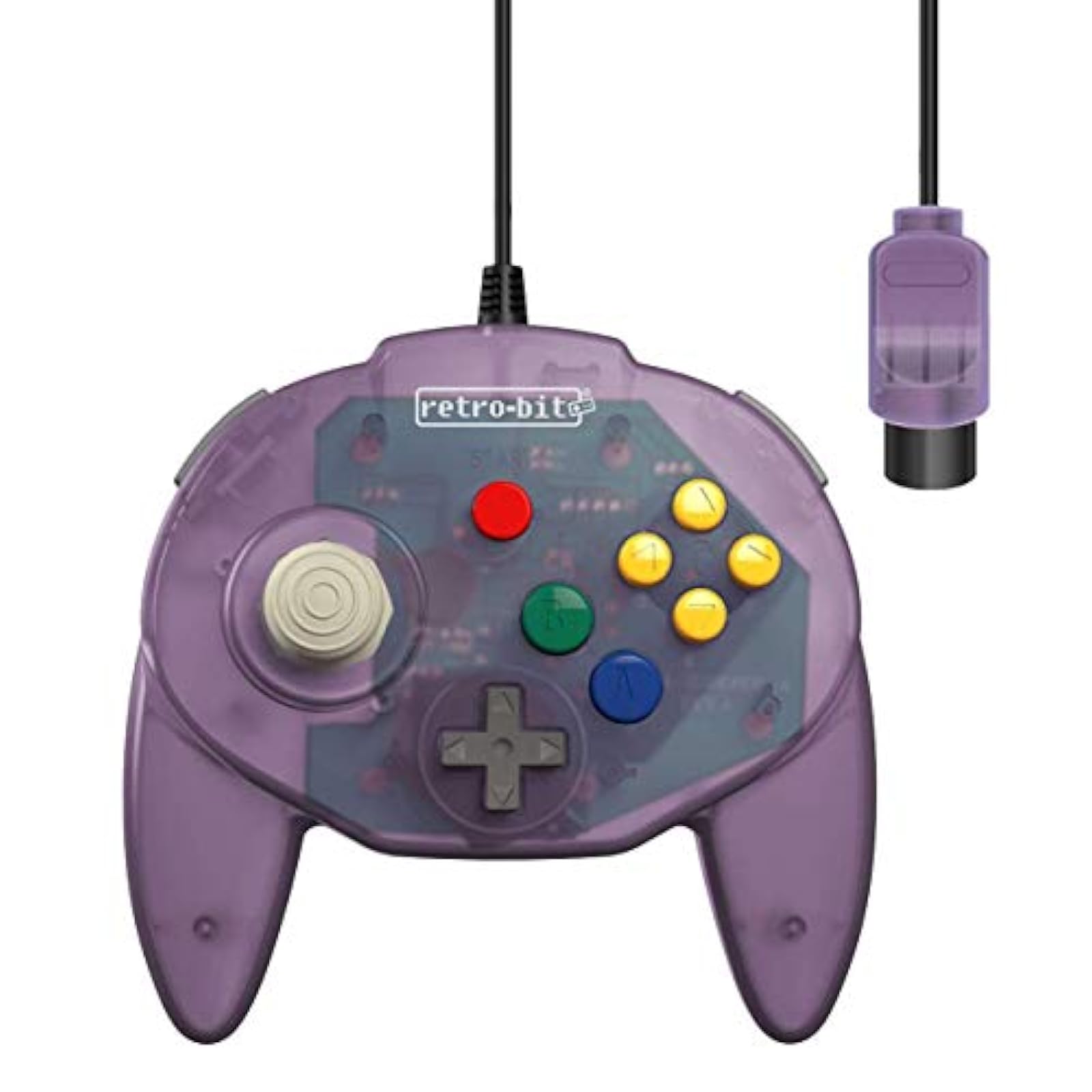 Retro-Bit Tribute 64 Wired Controller For Nintendo 64 Original Port ...