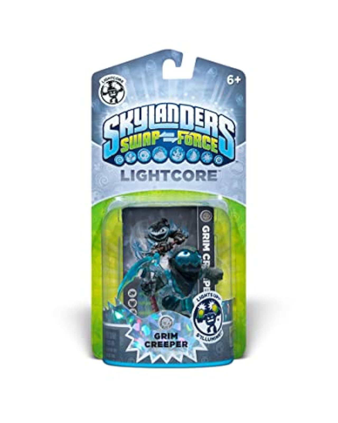 Skylanders Swap Force: Lightcore Grim Creeper Character Figure