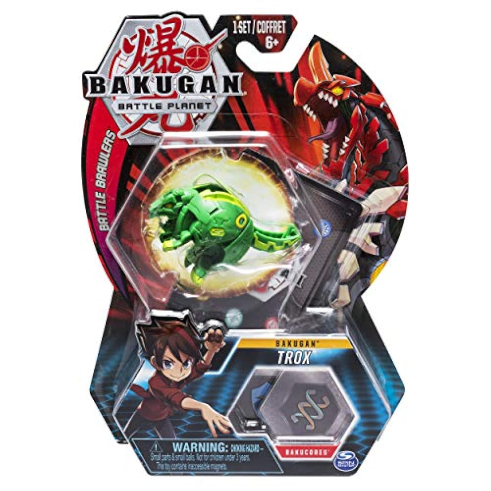 Bakugan Trox 2-inch Tall Collectible Transforming Creature For Ages 6 ...