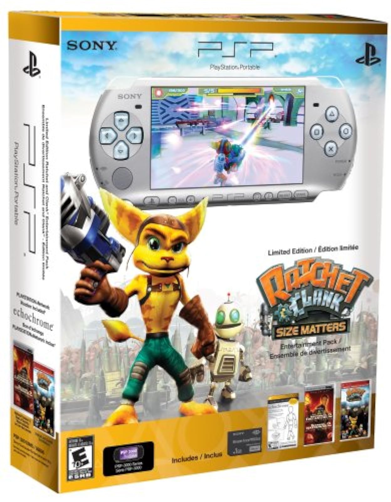 PlayStation Portable Limited Edition Ratchet And Clank Mystic Silver ...