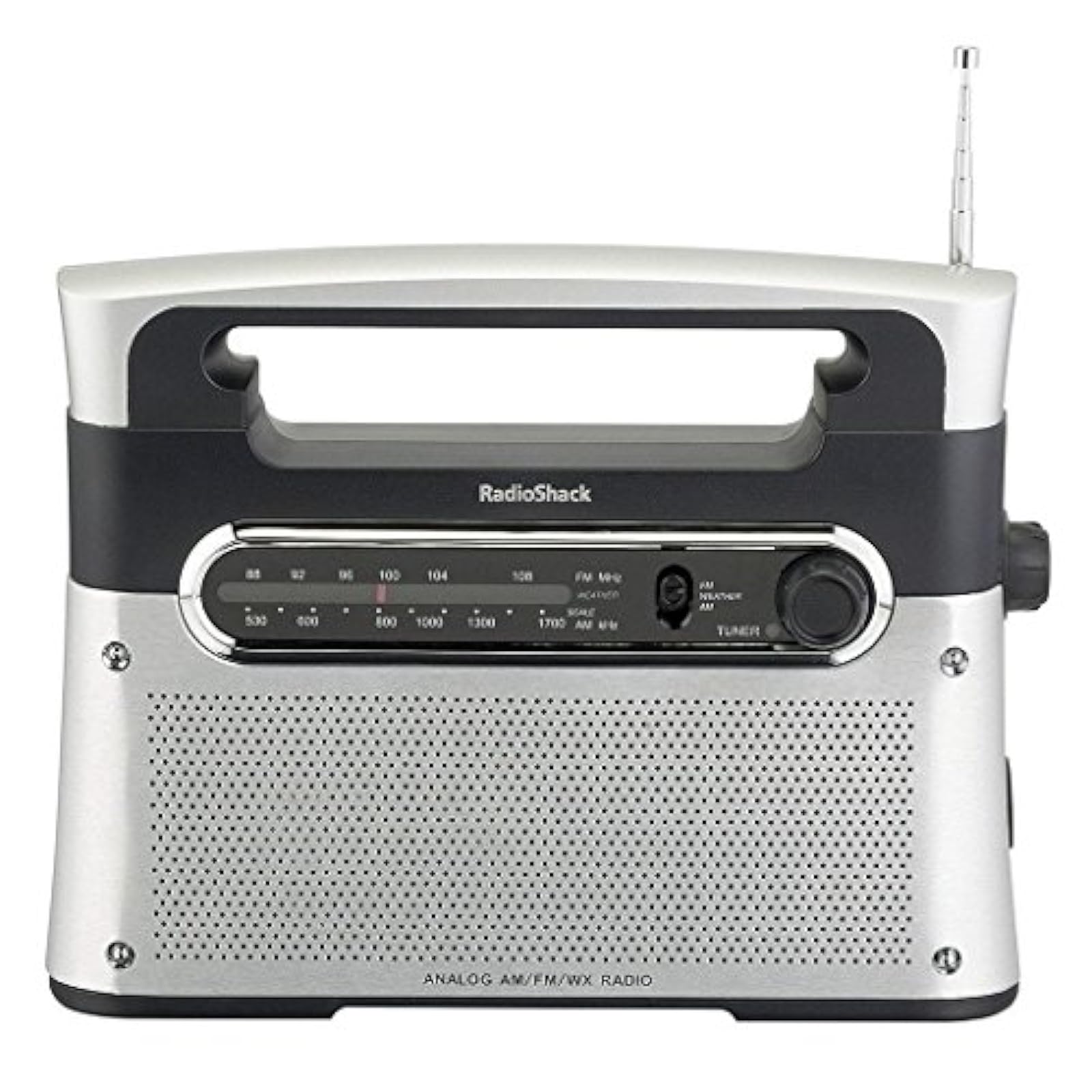 Radioshack Analog Tuning AM FM Radio Portable Tabletop Weather Radio ...