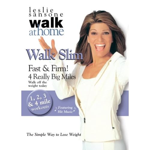 Leslie Sansone Walk Slim: Fast And Firm 4 Really Big Miles On DVD