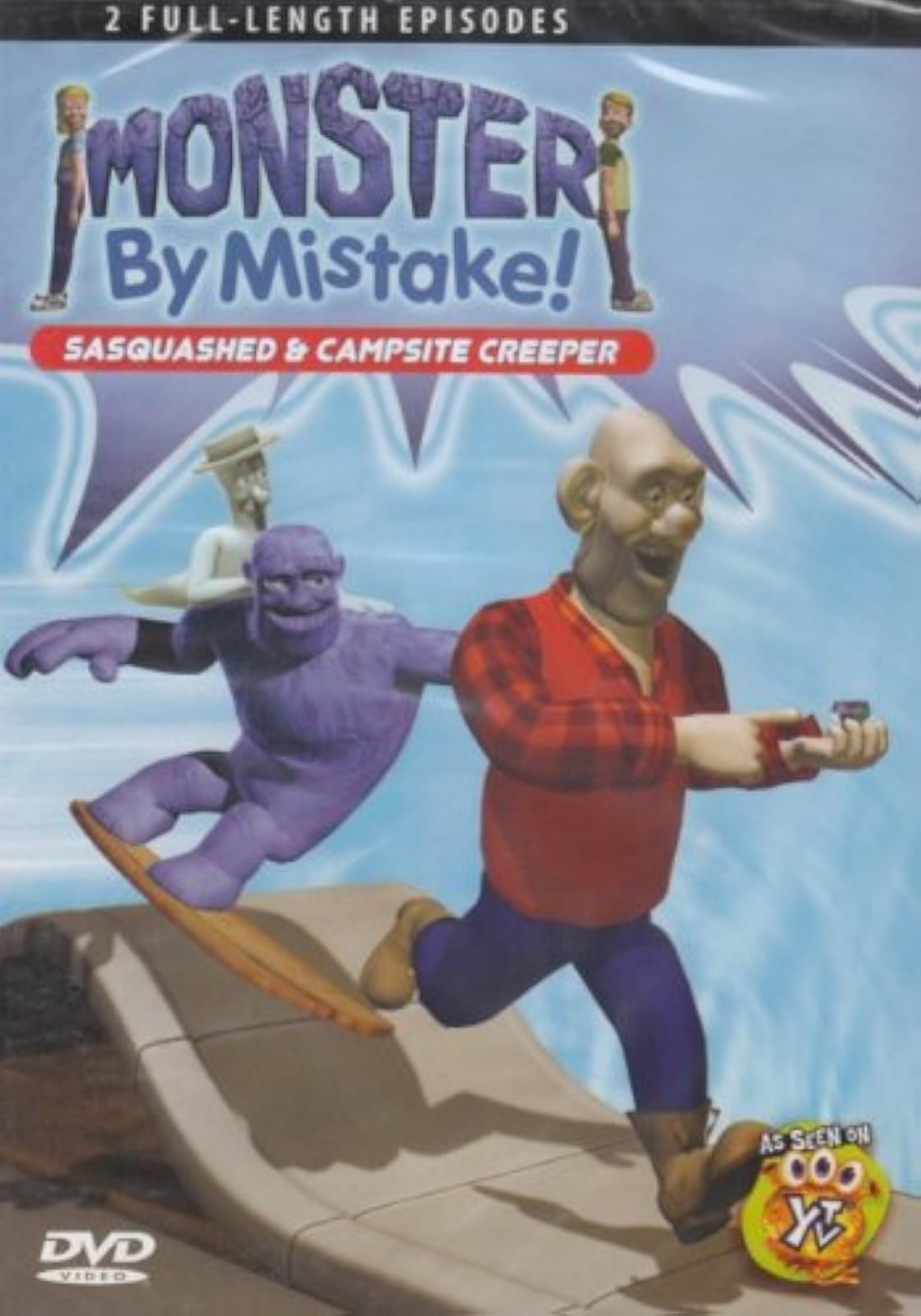 Monster By Mistake: Sasquashed & Campsite Creepers On DVD with Cartoon