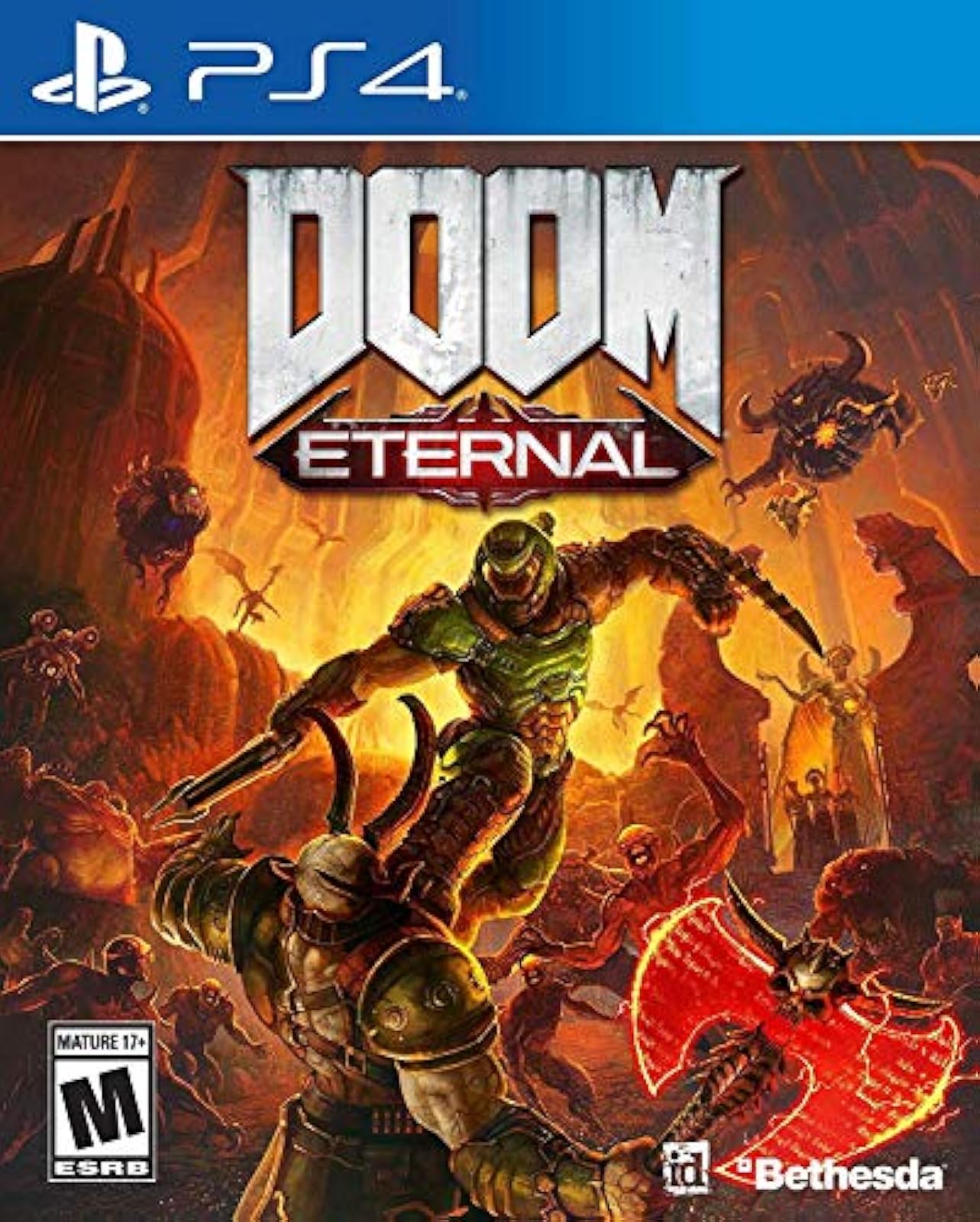 Doom Eternal Standard Edition For PlayStation 4 PS4 PS5 Shooter Doom Eternal Standard Edition For PlayStation 4 PS4 PS5 Shooter