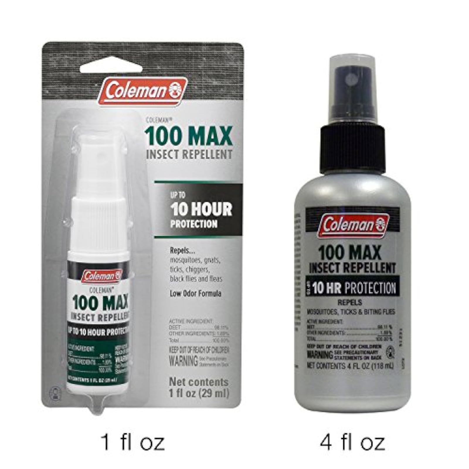 Coleman 100 Max Deet Insect Repellent Spray Pump 1-Ounce 98.11%