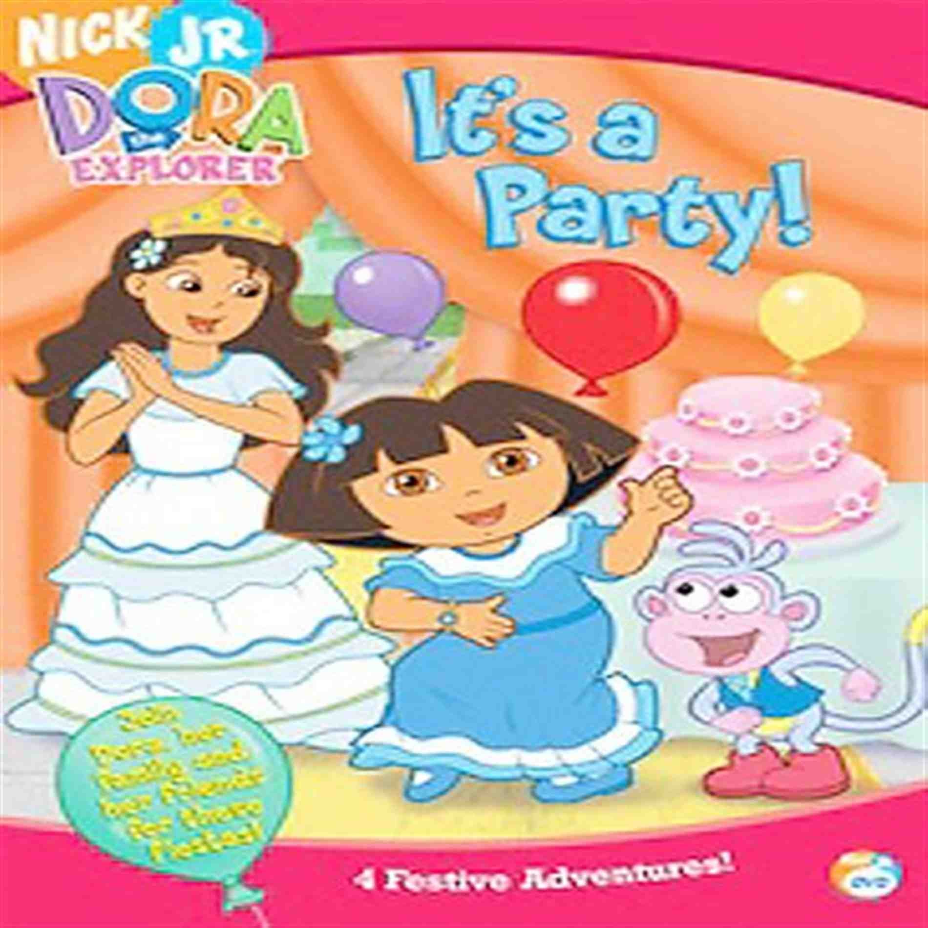 Dora The Explorer It's A Party On DVD With Harrison Chad Animation