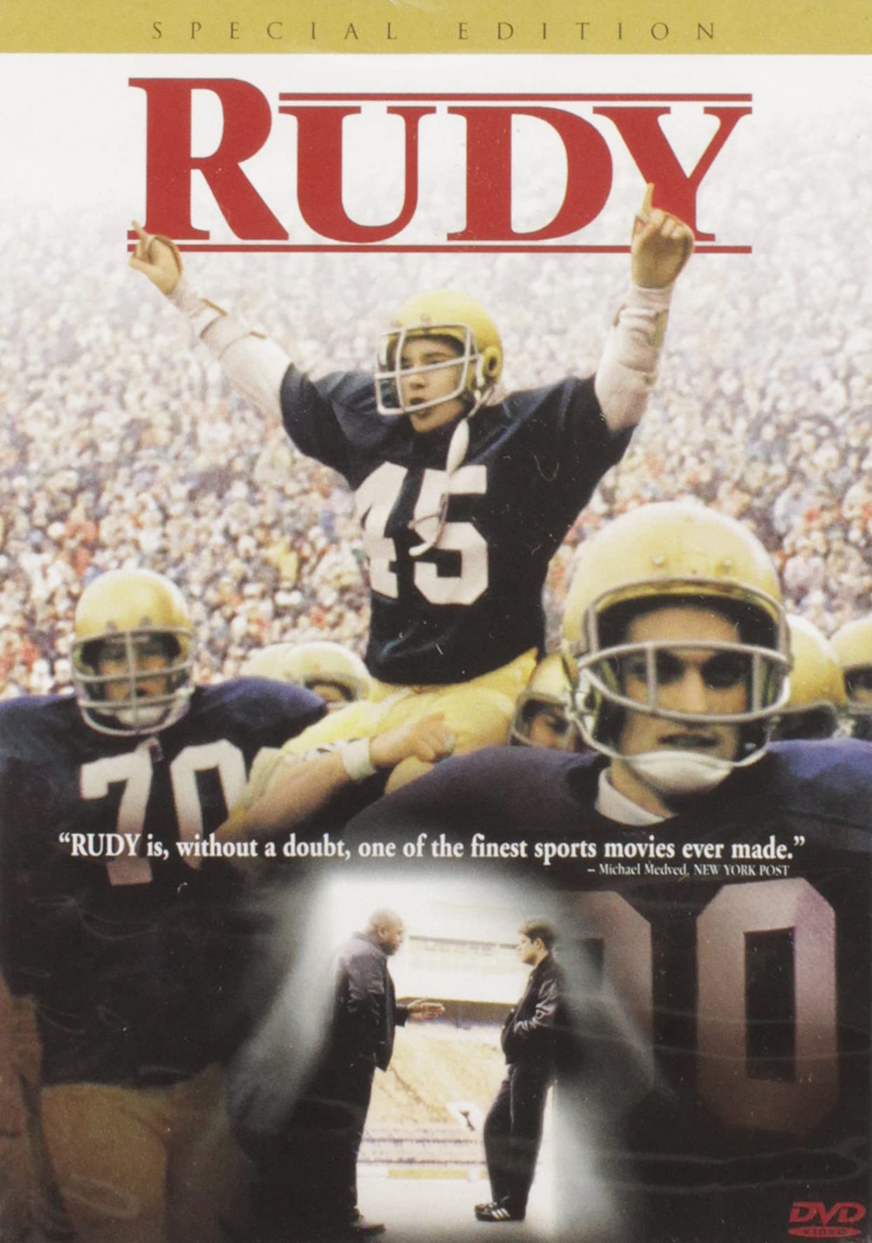 Rudy Special Edition On DVD With Sean Astin Drama Movie