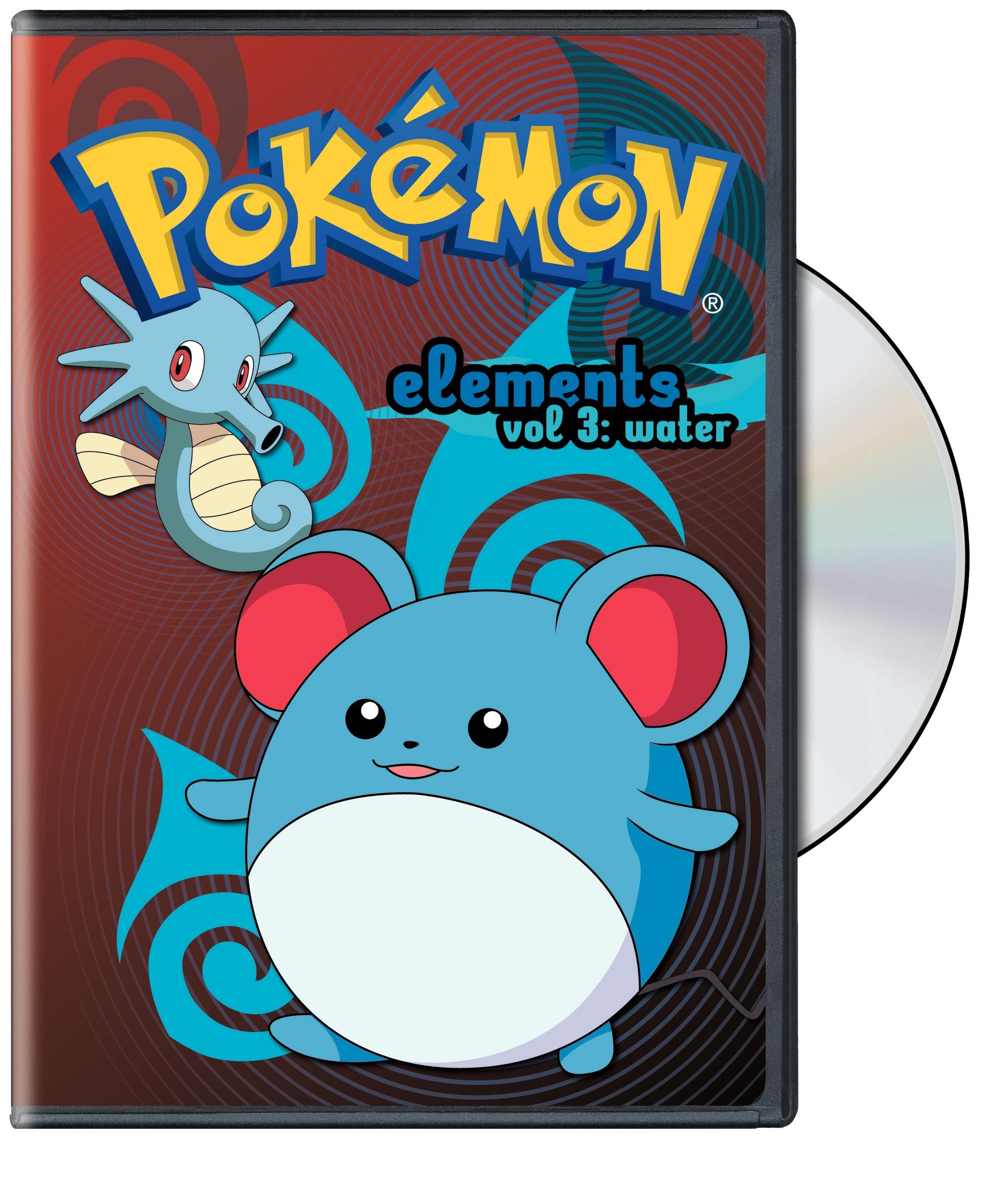 Pokemon Elements Vol 3 Water On DVD Anime