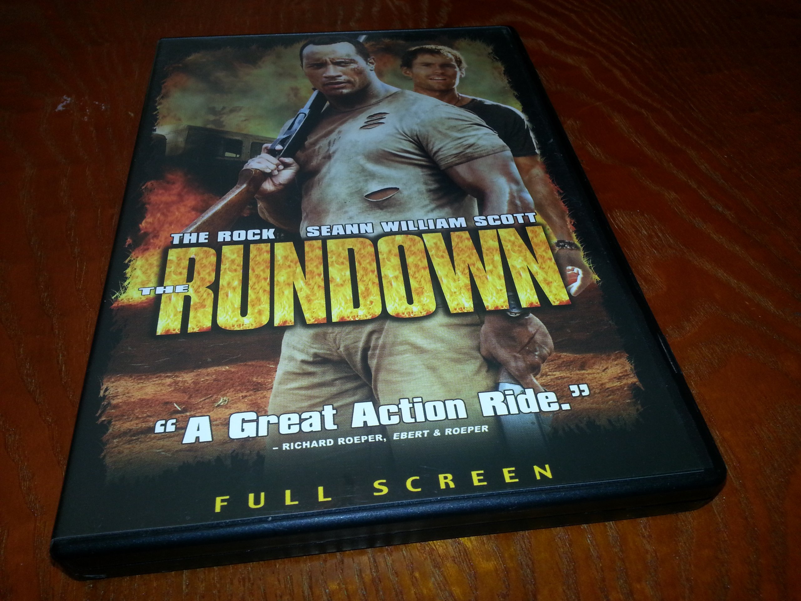 The Rundown Full Screen Edition On DVD With Dwayne 'The Rock' Johnson