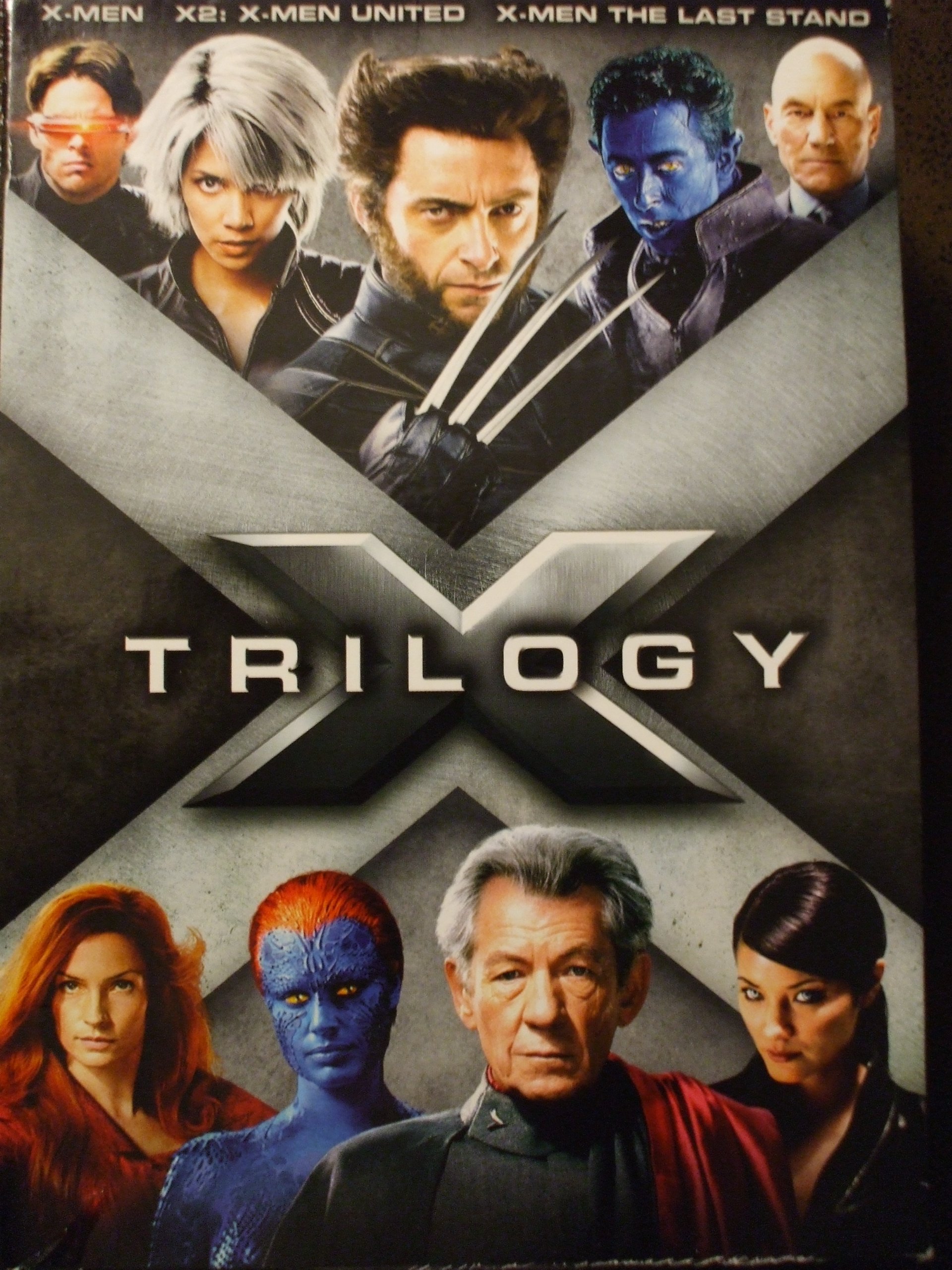 X-Men Triology: X-Men X2 X-Men United X-Men The Last Stand On DVD